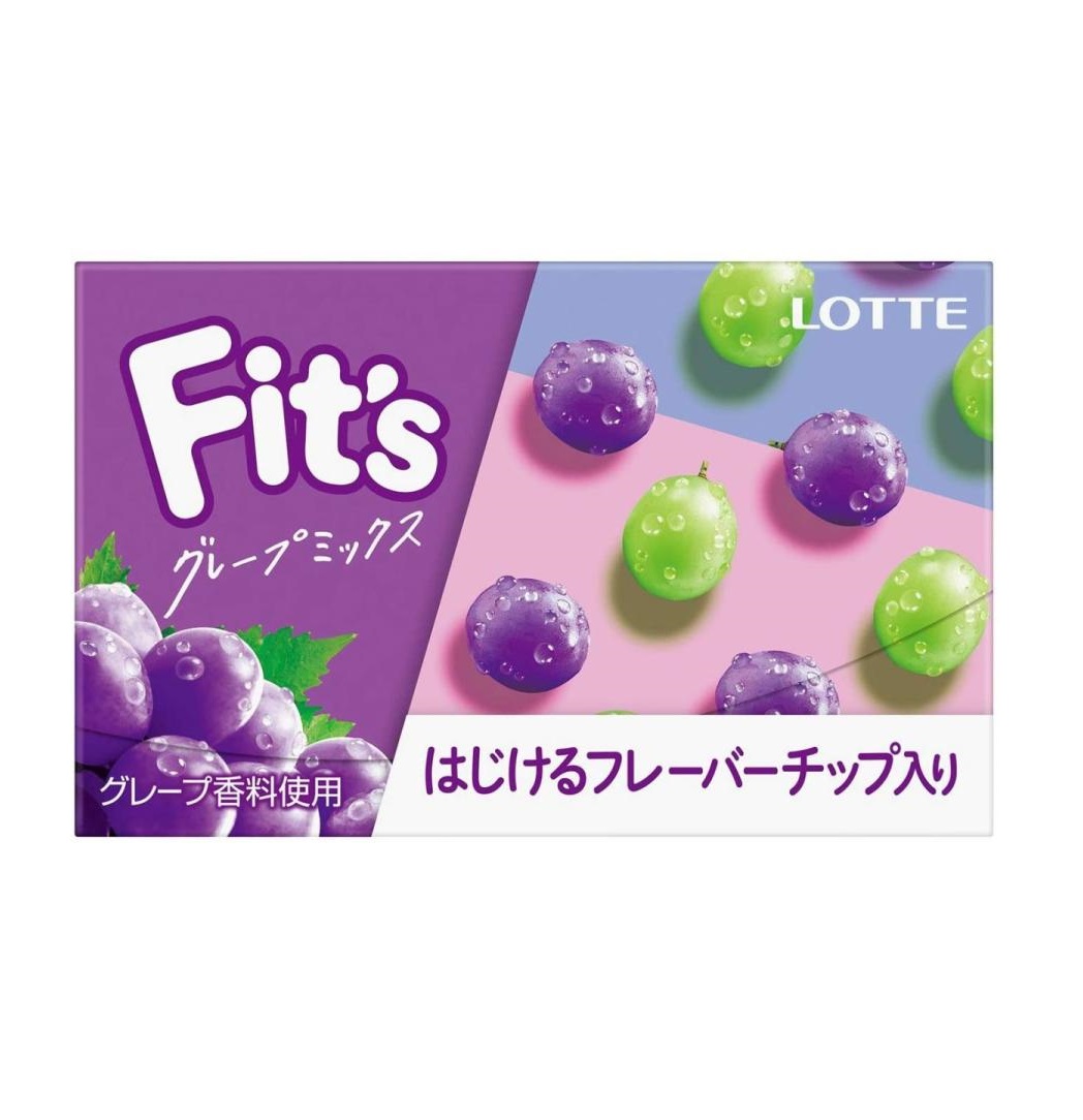 Жев. резинка LOTTE Fit's Grape MIX, 24,6г. - Панда. Продукты из Китая и ...