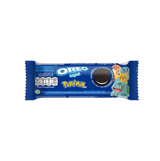 Печенье OREO Original Pokemon с ванильным кремом, 27,6г. - Панда ...